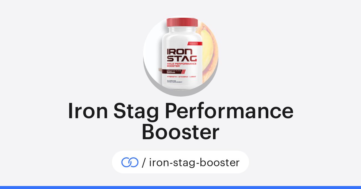 Iron Stag Performance Booster (/iron-stag-booster) · solo.to