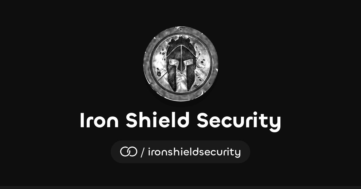 Iron Shield Security (/ironshieldsecurity) · solo.to