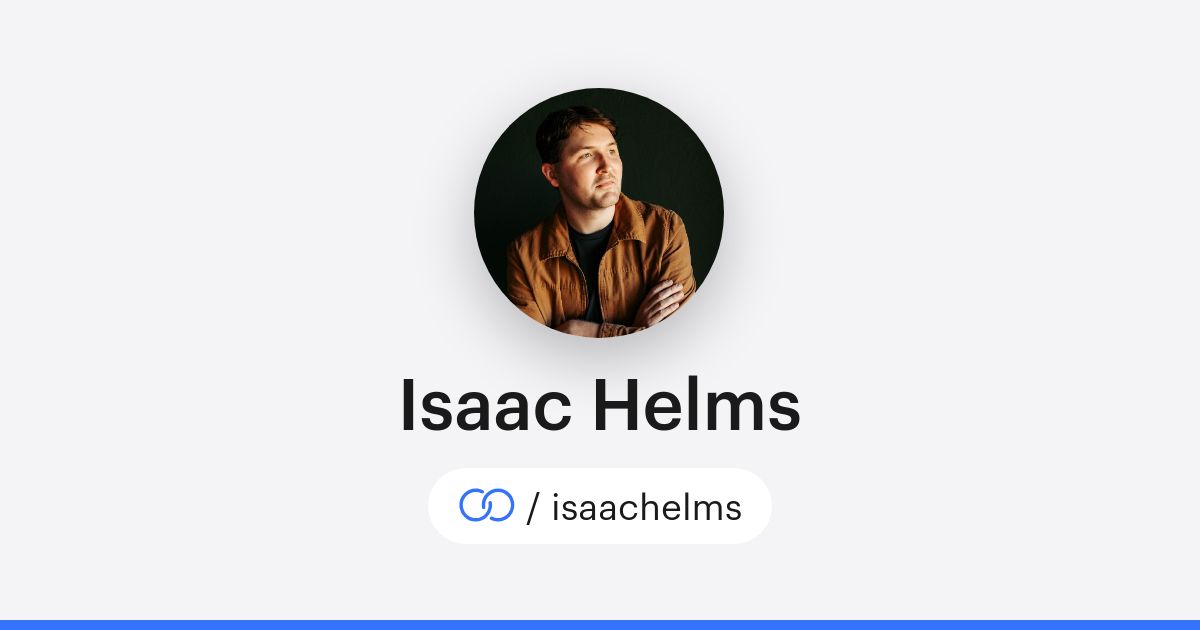 Isaac Helms (/isaachelms) · solo.to