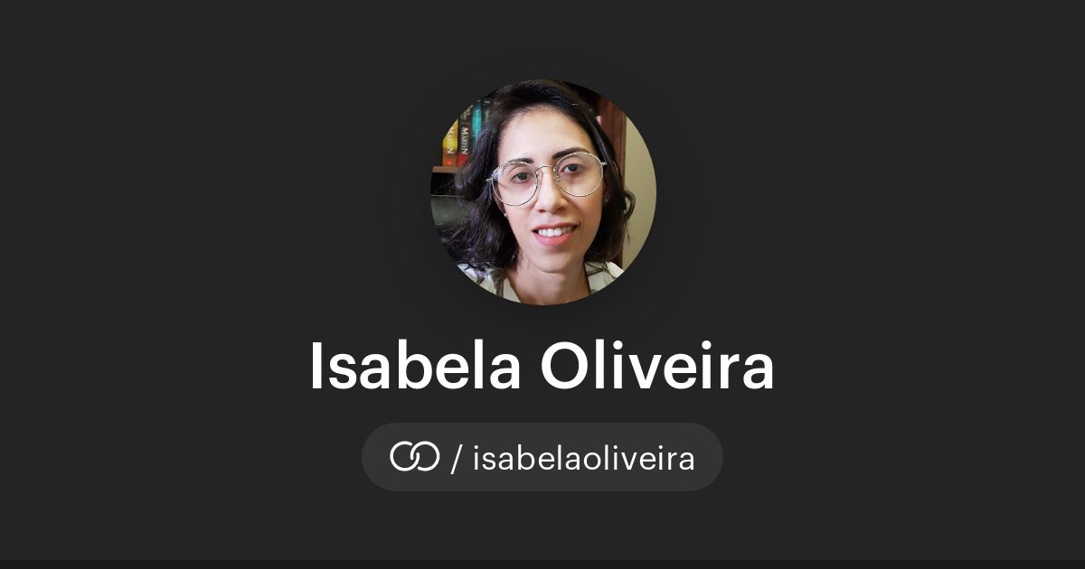 Isabela Oliveira (/isabelaoliveira) · solo.to
