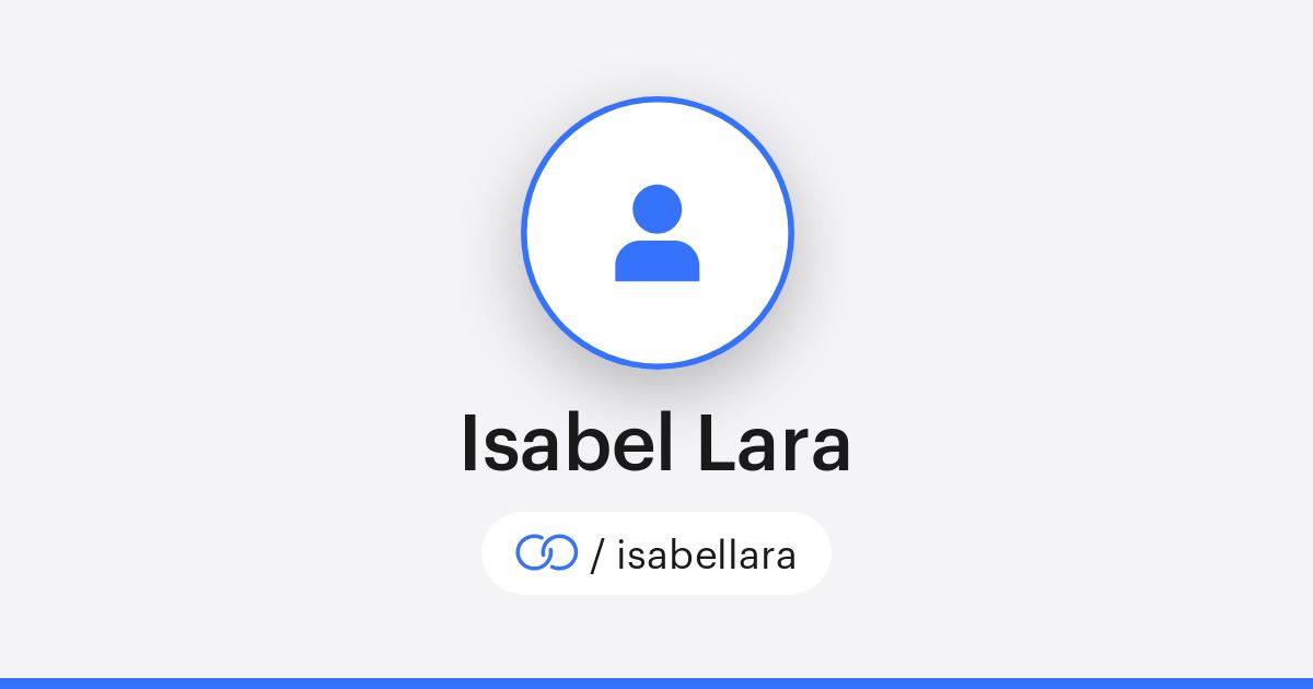 Isabel Lara (/isabellara) · solo.to