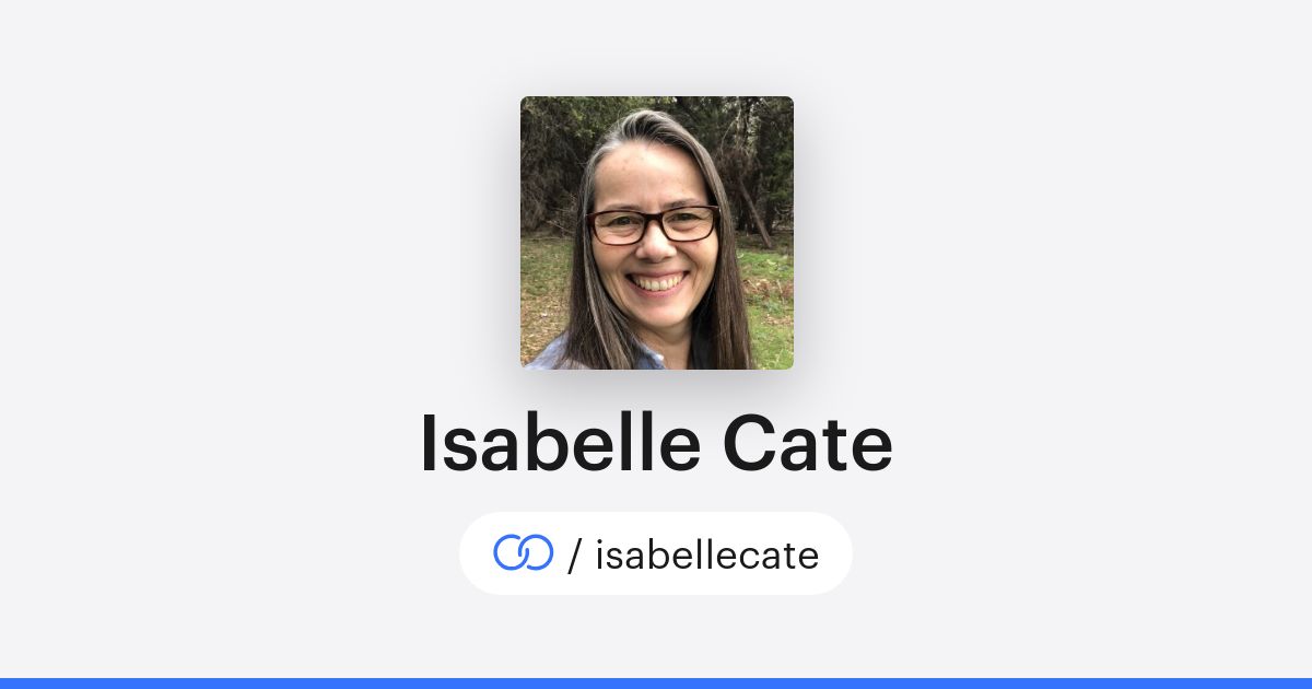 Isabelle Cate (/isabellecate) · solo.to