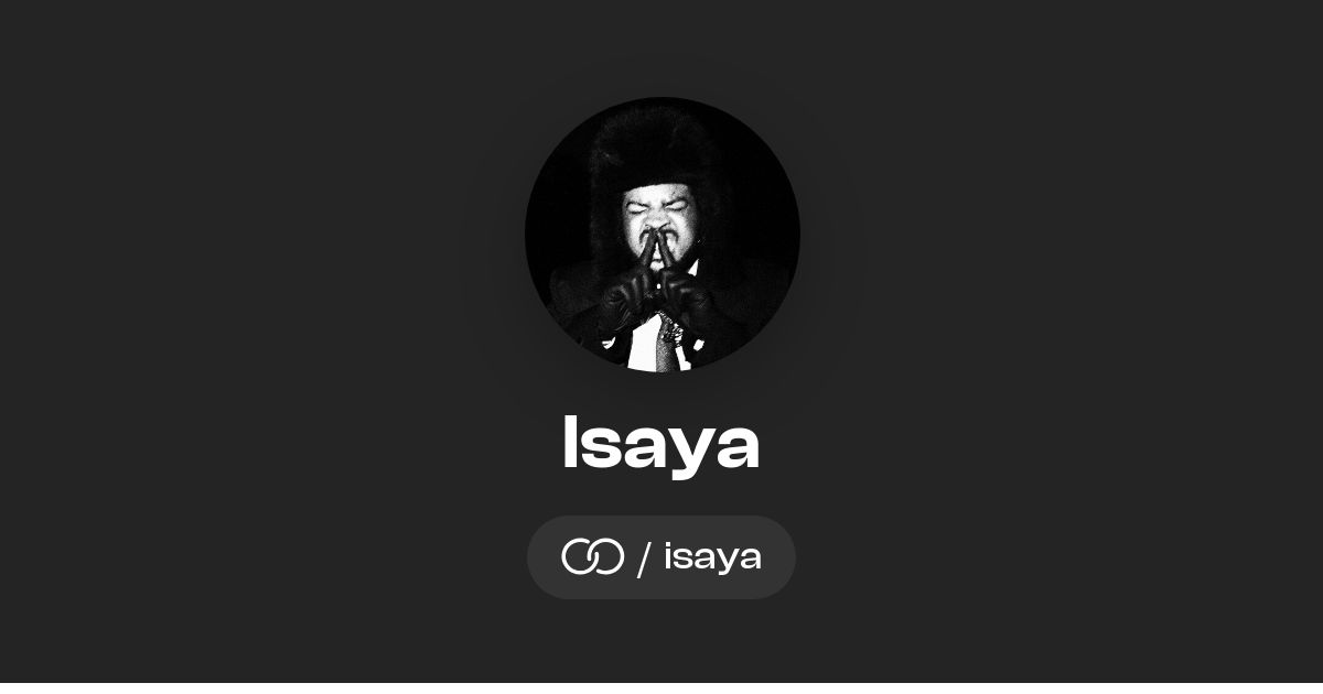 Isaya 💼 (/isaya) · solo.to