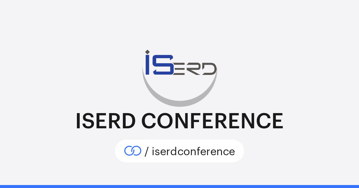 ISERD CONFERENCE (/iserdconference) · solo.to