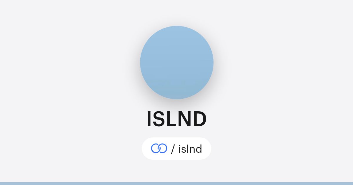 ISLND · solo.to
