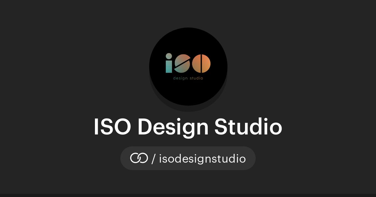 ISO Design Studio (/isodesignstudio) · solo.to