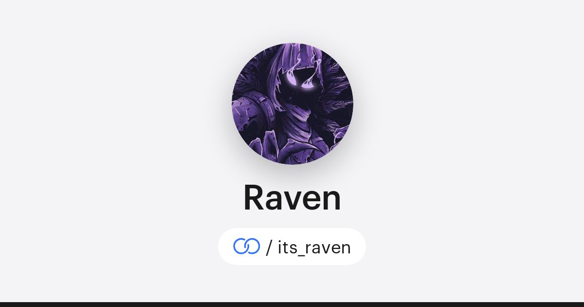 Raven (/its_raven) · solo.to