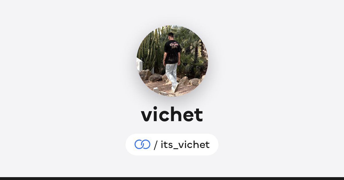 vichet (/its_vichet) · solo.to