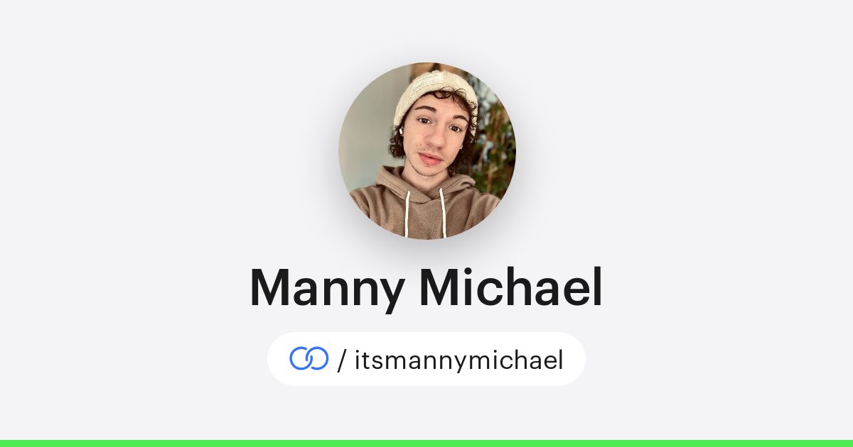 Manny Michael (/itsmannymichael) · solo.to
