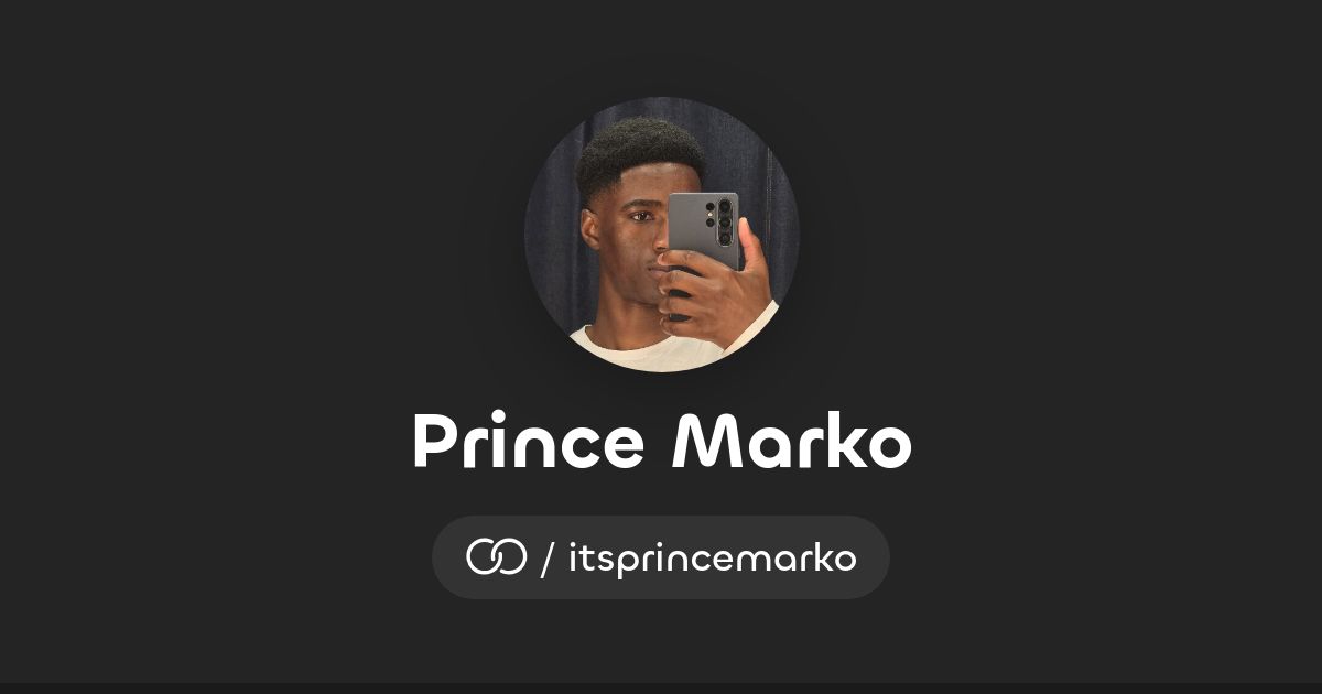 Prince Marko (/itsprincemarko) · solo.to