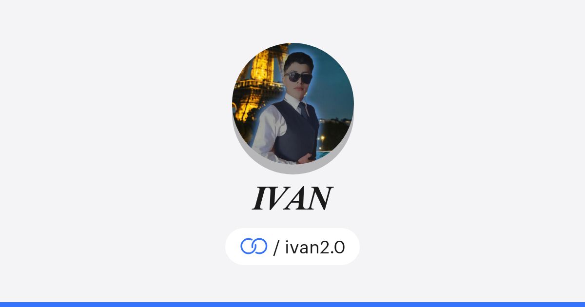 𝑰𝑽𝑨𝑵 (/ivan2.0) · solo.to
