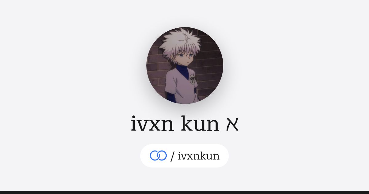 ivxn kun ℵ (/ivxnkun) · solo.to