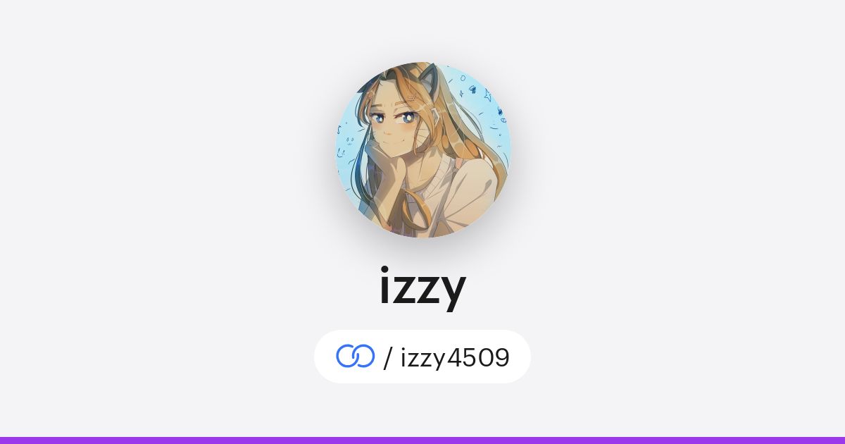 izzy (/izzy4509) · solo.to