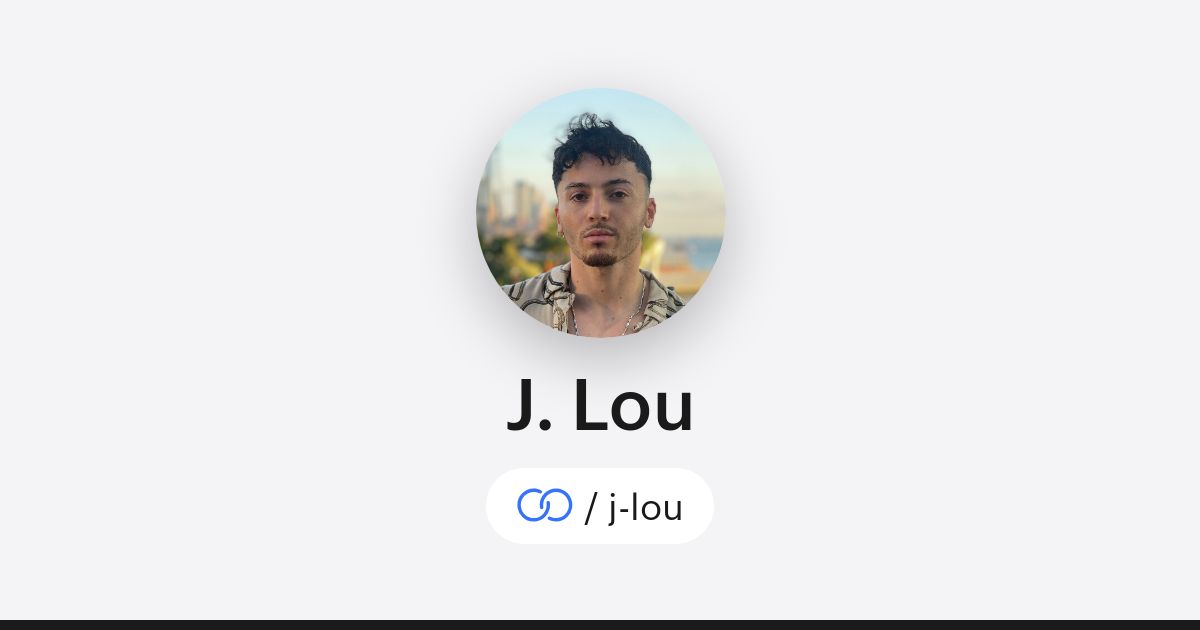 J. Lou (/j-lou) · solo.to