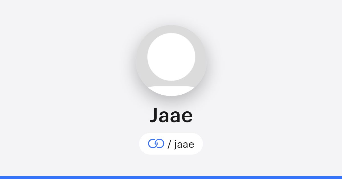 Jaae · solo.to