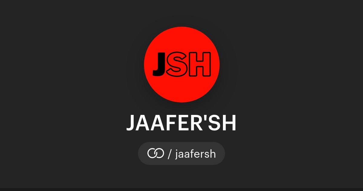 JAAFER'SH (/jaafersh) · solo.to
