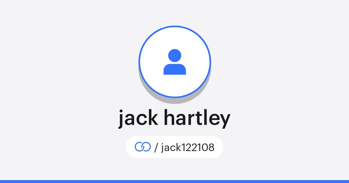 jack hartley (/jack122108) · solo.to