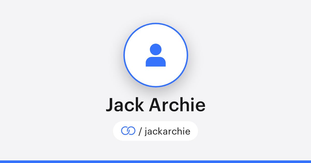 Jack Archie (/jackarchie) · solo.to