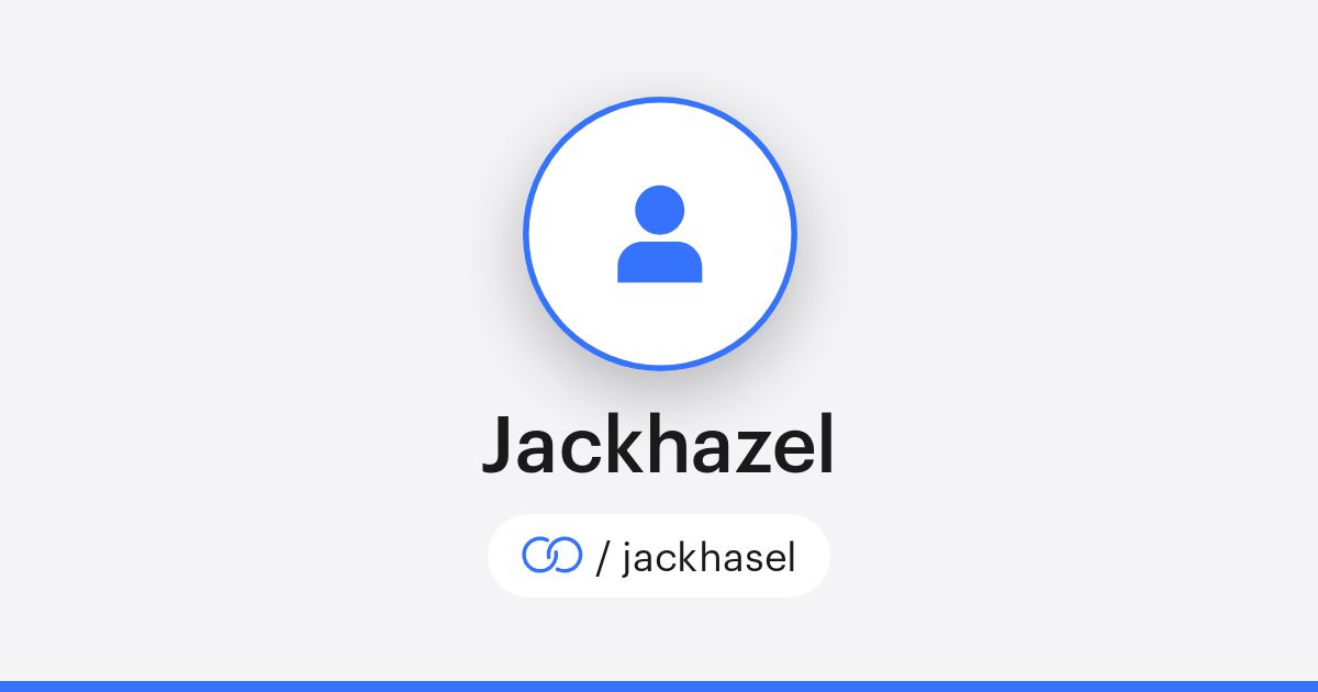 Jackhazel (/jackhasel) · solo.to