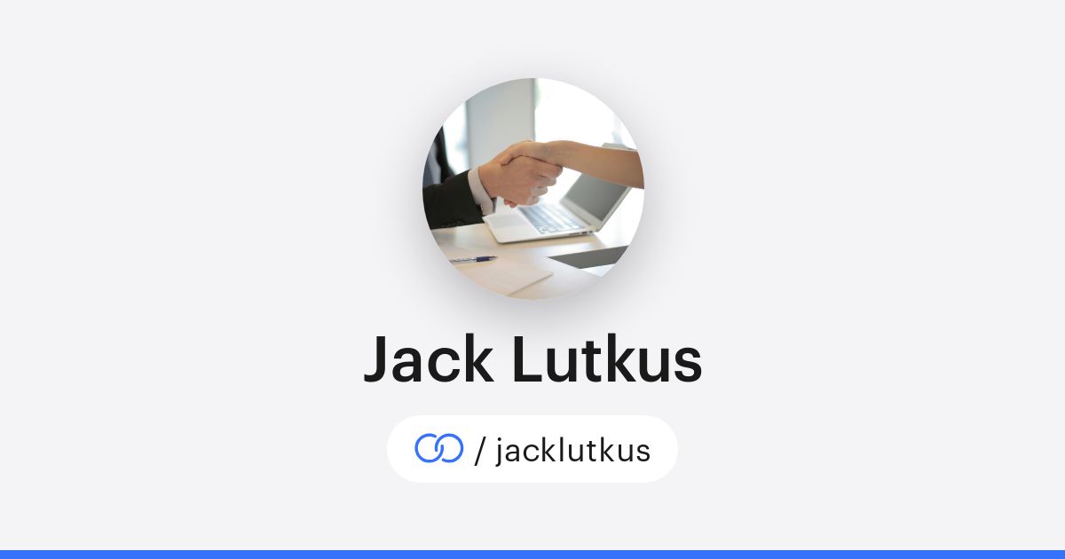 Jack Lutkus (/jacklutkus) · solo.to