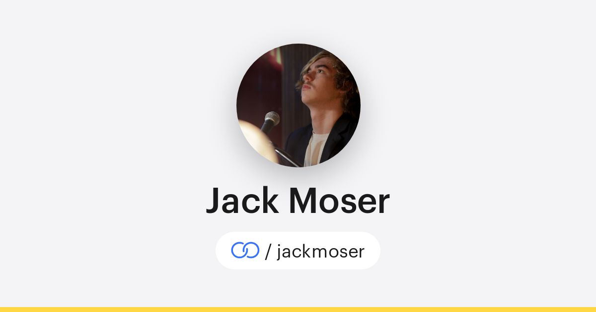 Jack Moser (/jackmoser) · solo.to