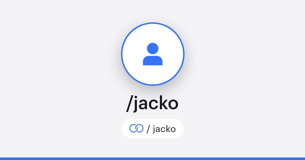 Jacko · solo.to