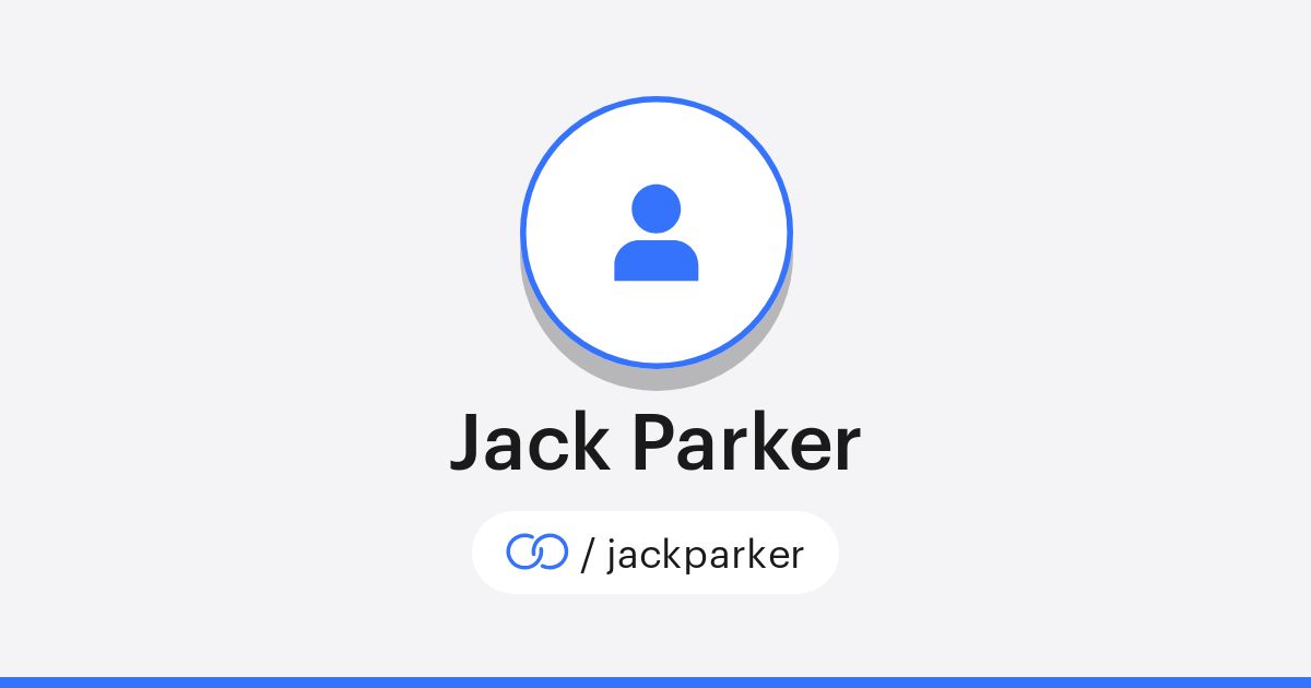 Jack Parker (/jackparker) · solo.to