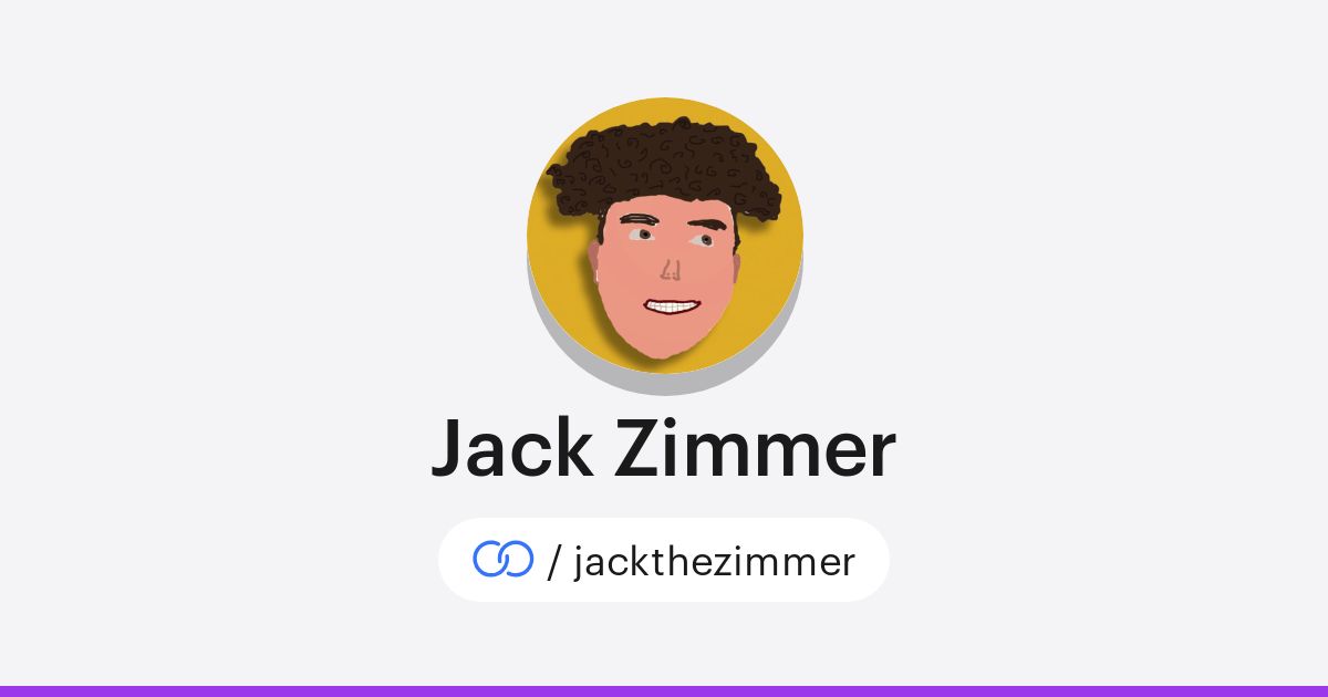 Jack Zimmer (/jackthezimmer) · solo.to