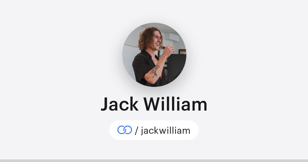 Jack William (/jackwilliam) · solo.to