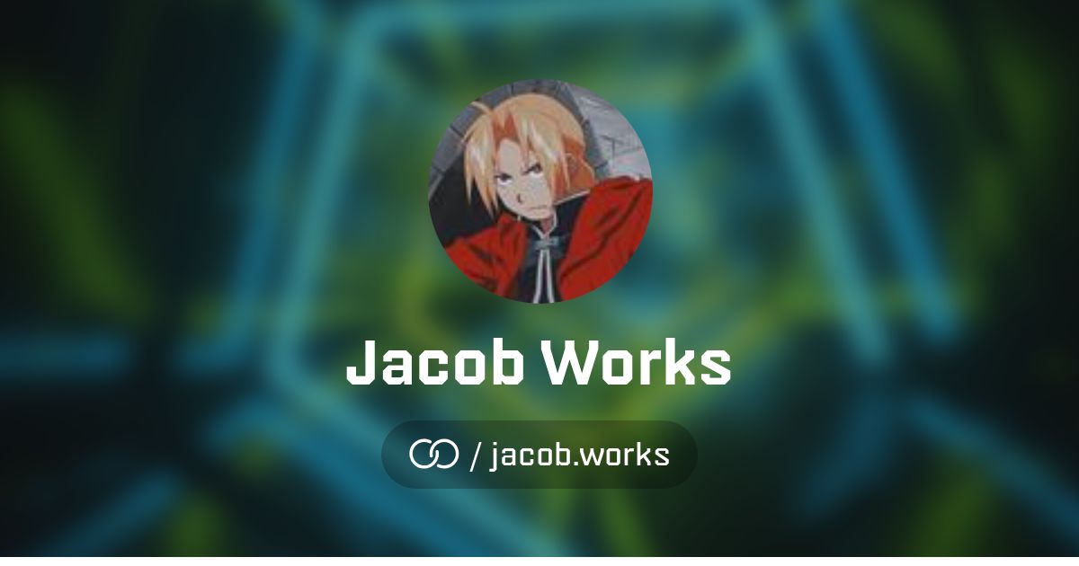 Jacob Works (/jacob.works) · solo.to