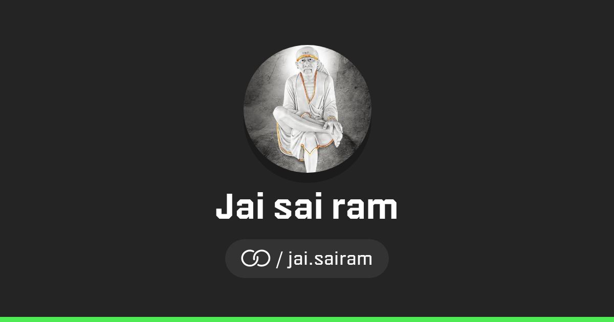 Jai sai ram (/jai.sairam) · solo.to
