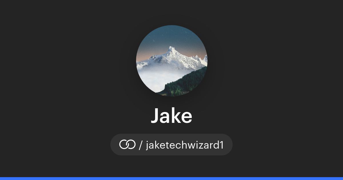 Jake (/jaketechwizard1) · solo.to