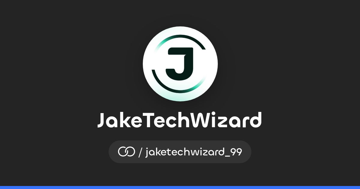JakeTechWizard (/jaketechwizard_99) · solo.to