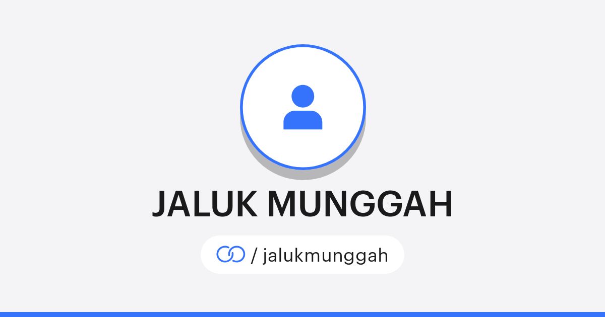 JALUK MUNGGAH (/jalukmunggah) · solo.to