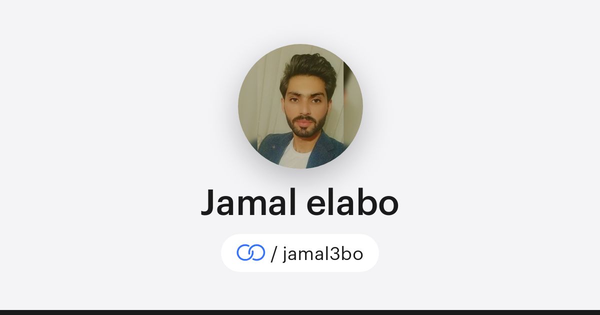 Jamal elabo (/jamal3bo) · solo.to
