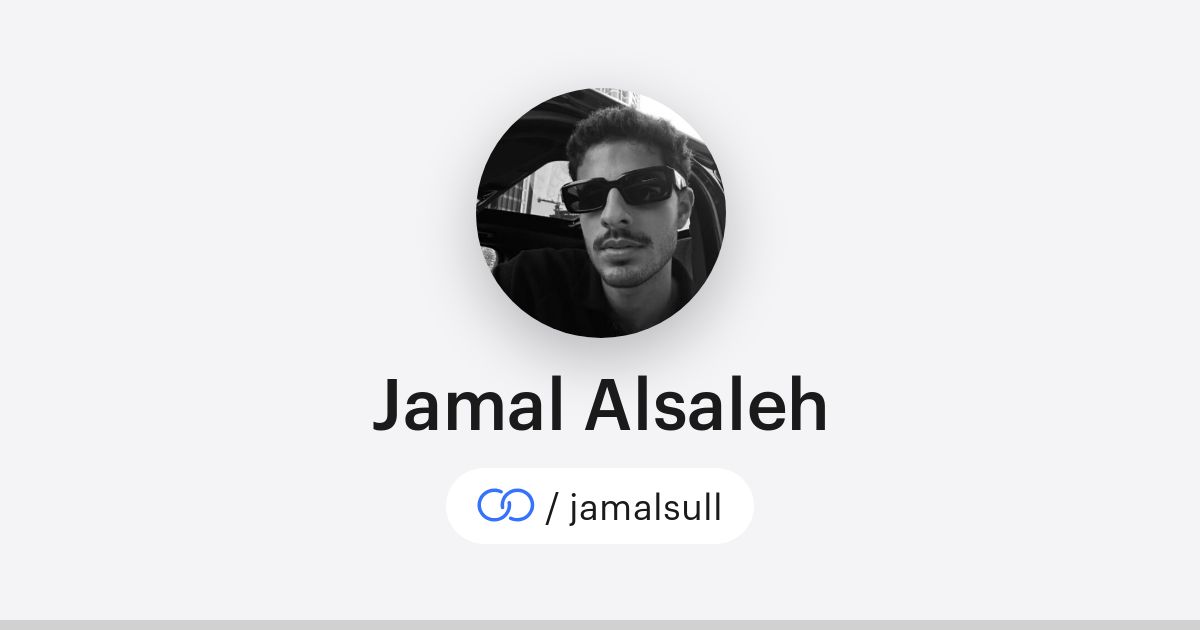 Jamal Alsaleh (/jamalsull) · solo.to
