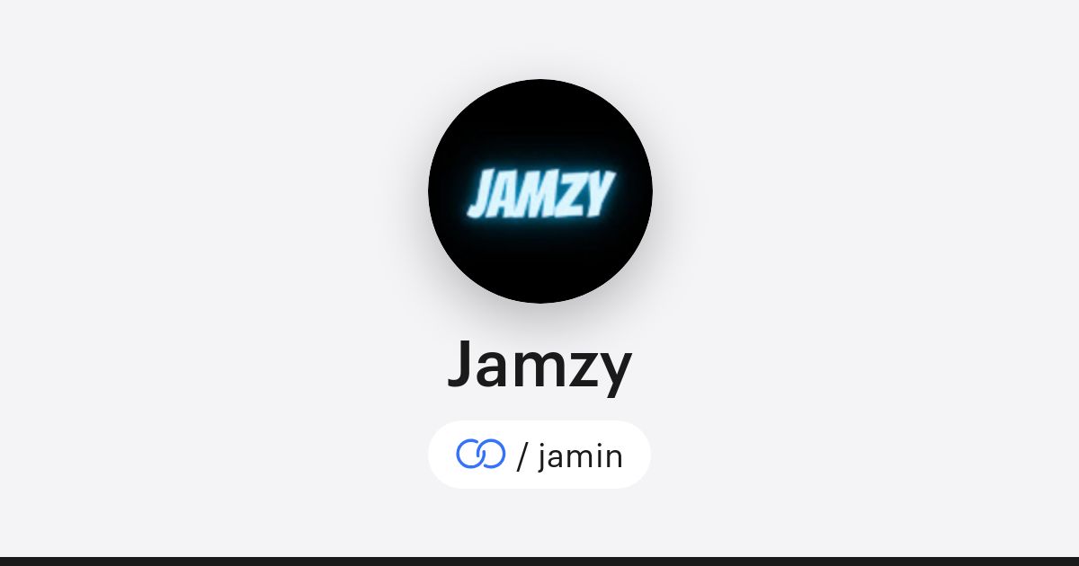 Jamzy (/jamin) · solo.to