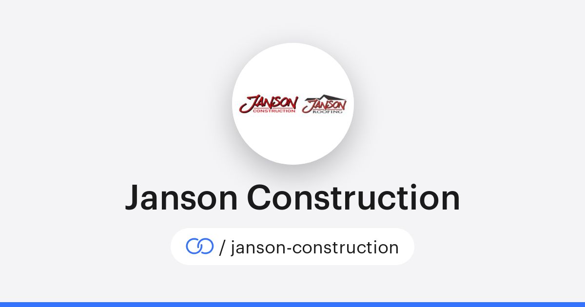 Janson Construction (/janson-construction) · solo.to