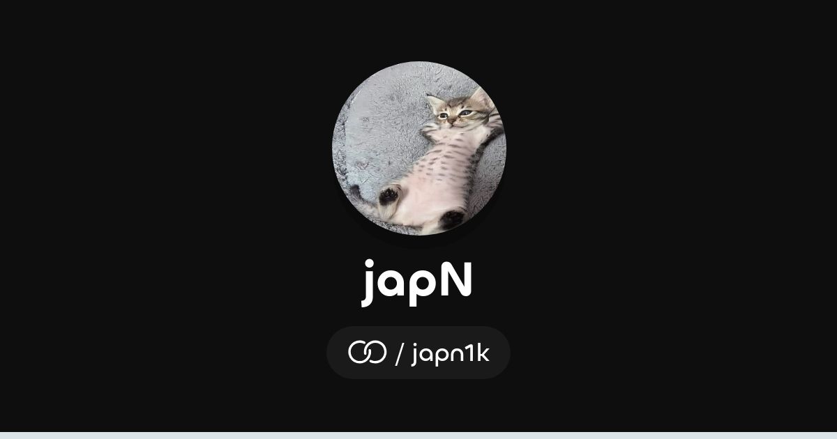japN (/japn1k) · solo.to