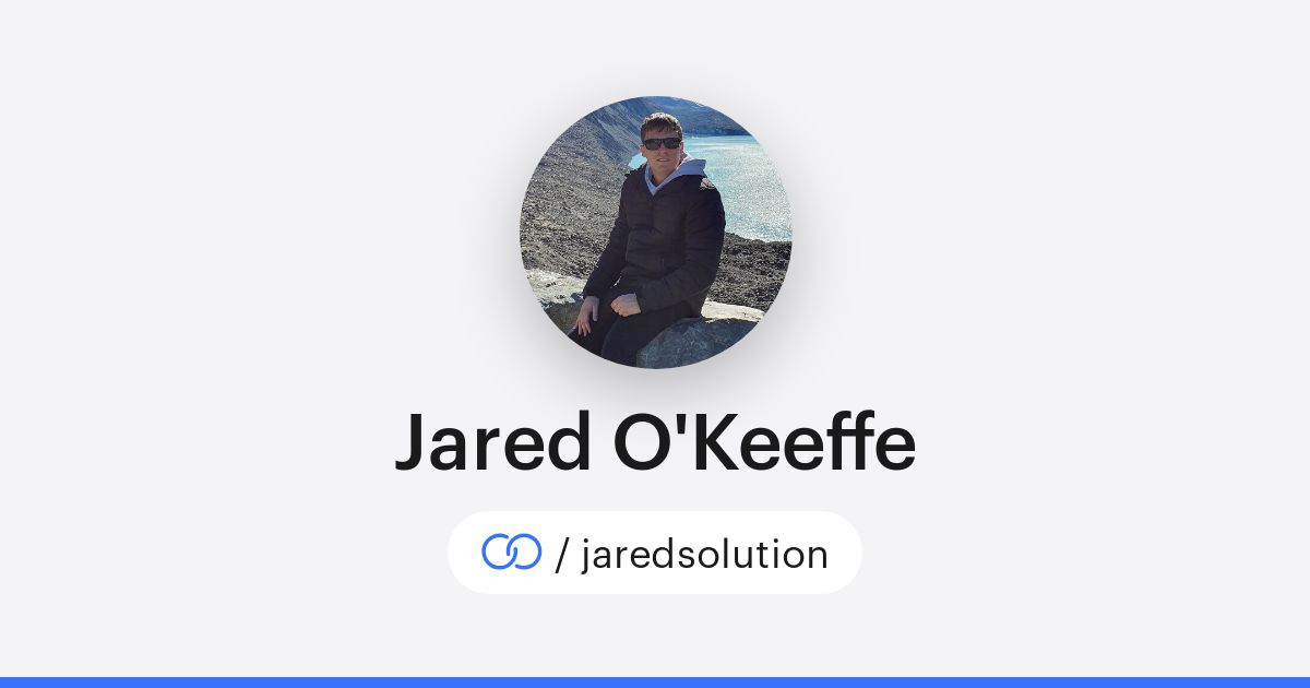 Jared O'Keeffe (/jaredsolution) · solo.to