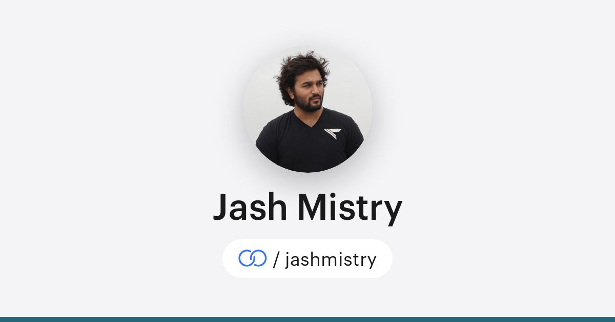 Jash Mistry (/jashmistry) · solo.to
