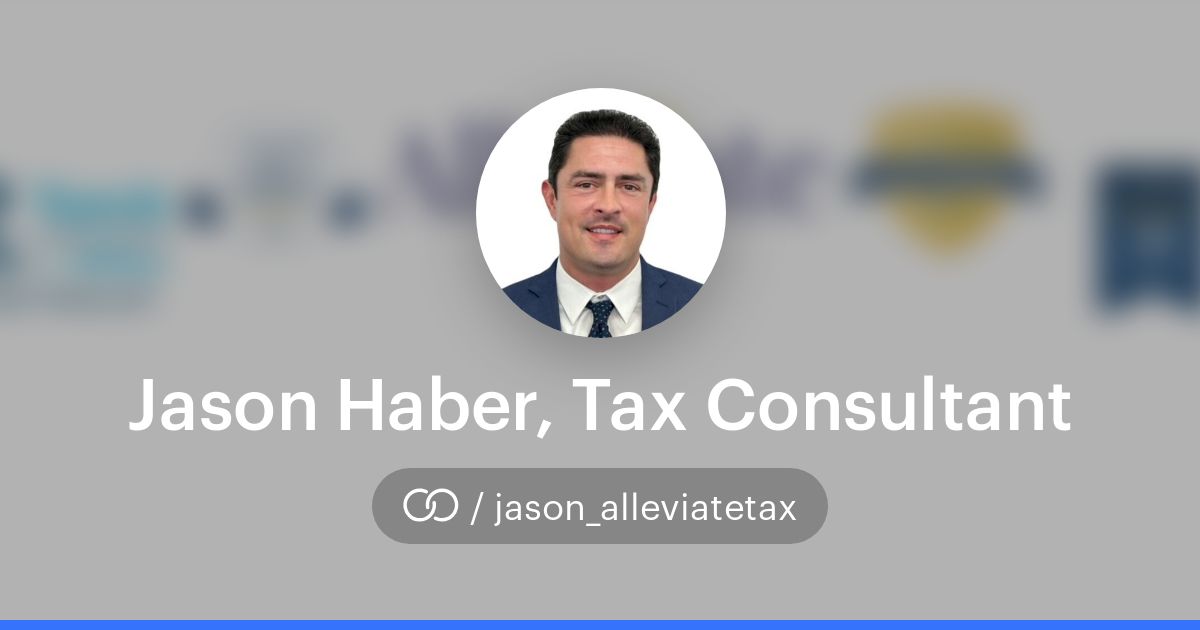 Jason Haber, Tax Consultant (/jason_alleviatetax)