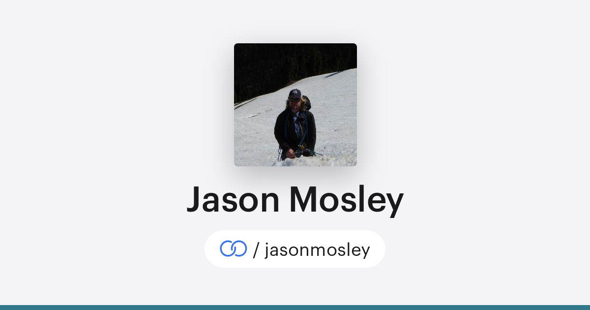Jason Mosley (/jasonmosley) · solo.to