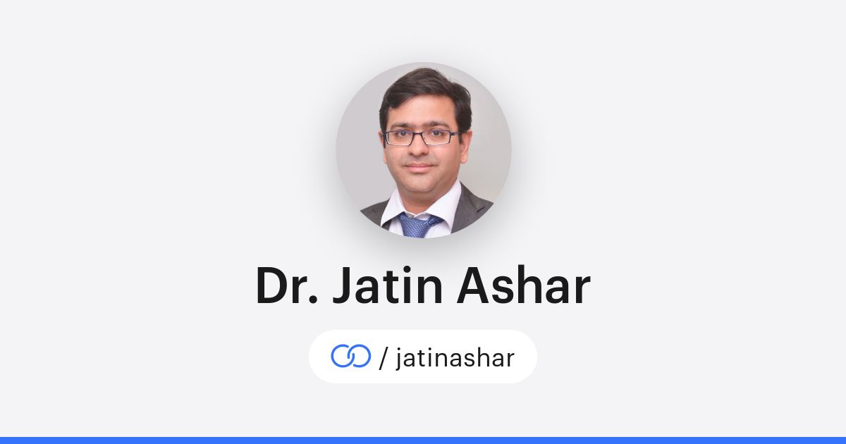 Dr. Jatin Ashar (/jatinashar) · solo.to