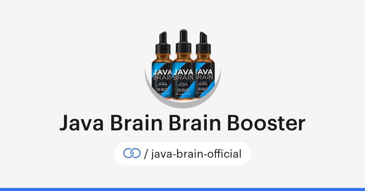 Java Brain Brain Booster (/java-brain-official) · solo.to