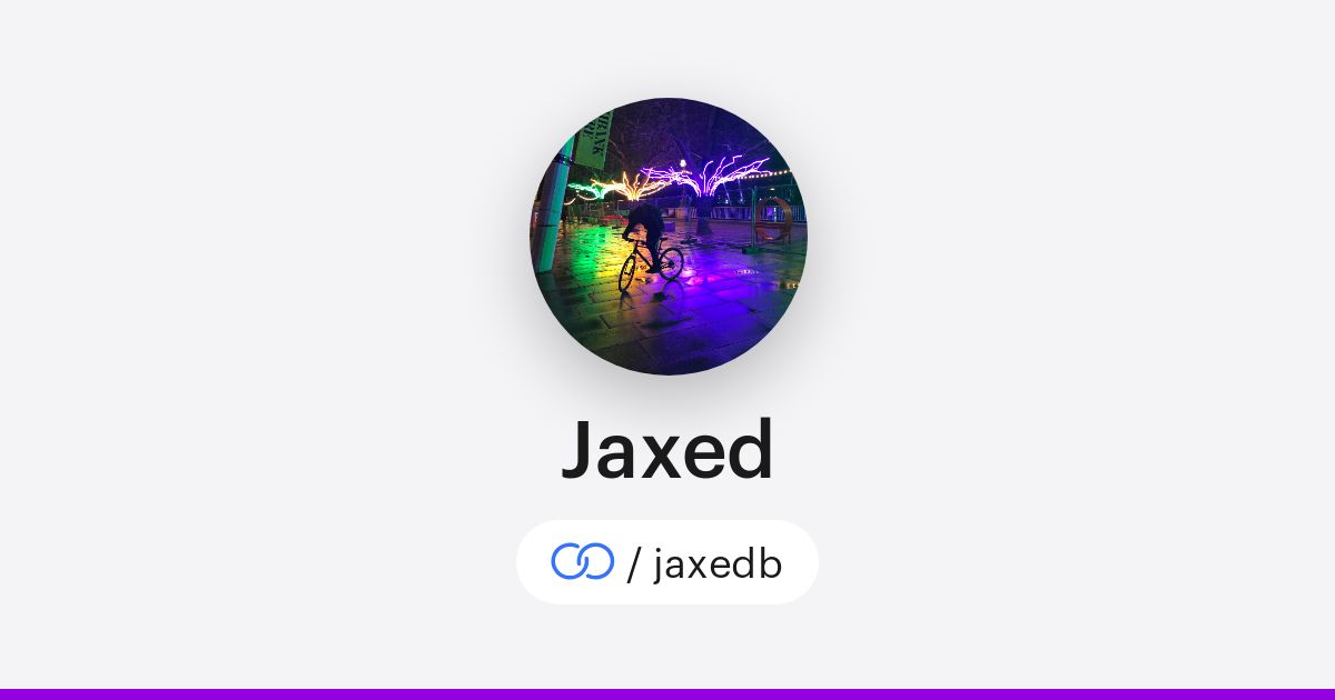 Jaxed (/jaxedb) · solo.to