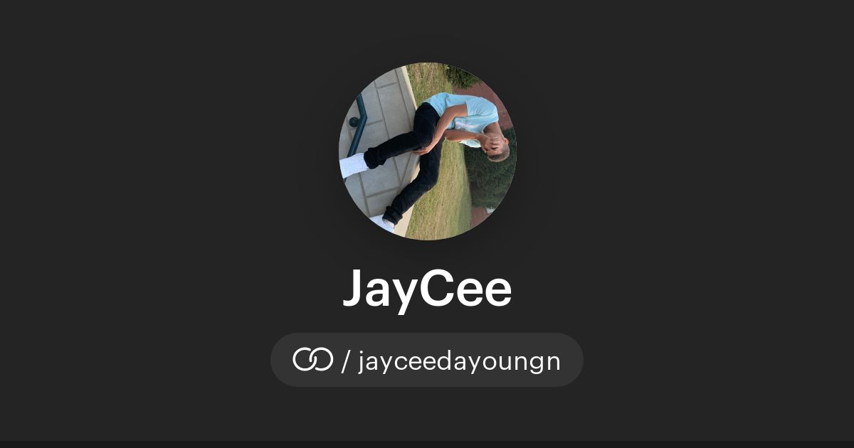 JayCee (/jayceedayoungn) · solo.to