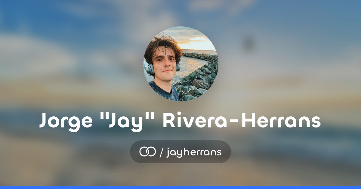 Jorge "Jay" Rivera-Herrans (/jayherrans) · solo.to