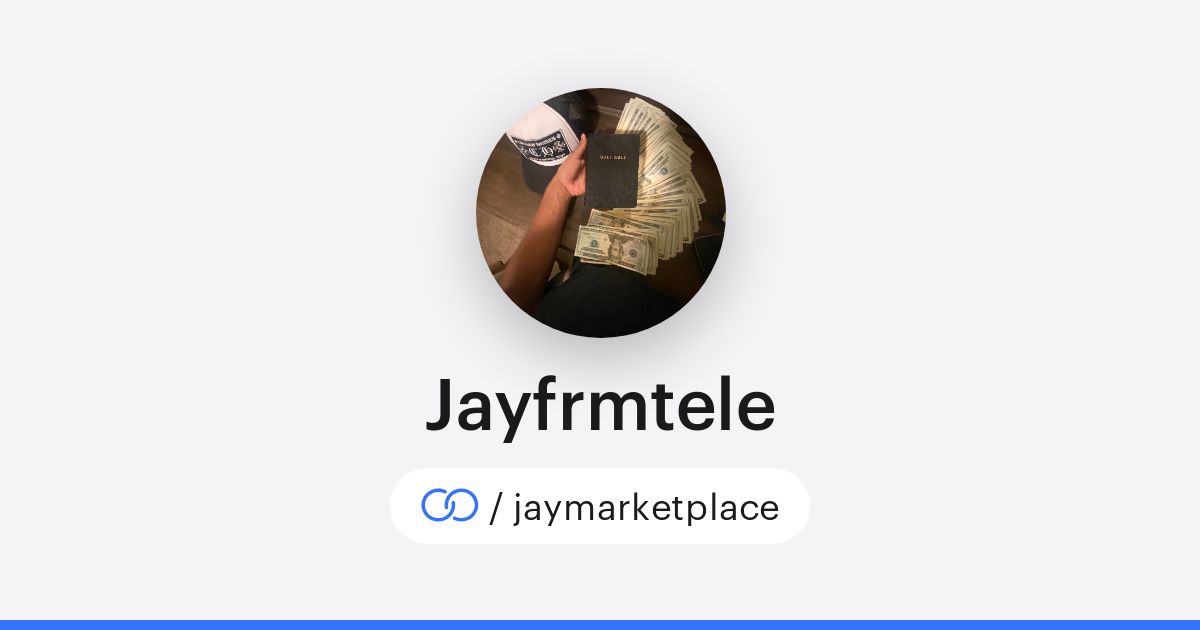 Jayfrmtele (/jaymarketplace) · solo.to