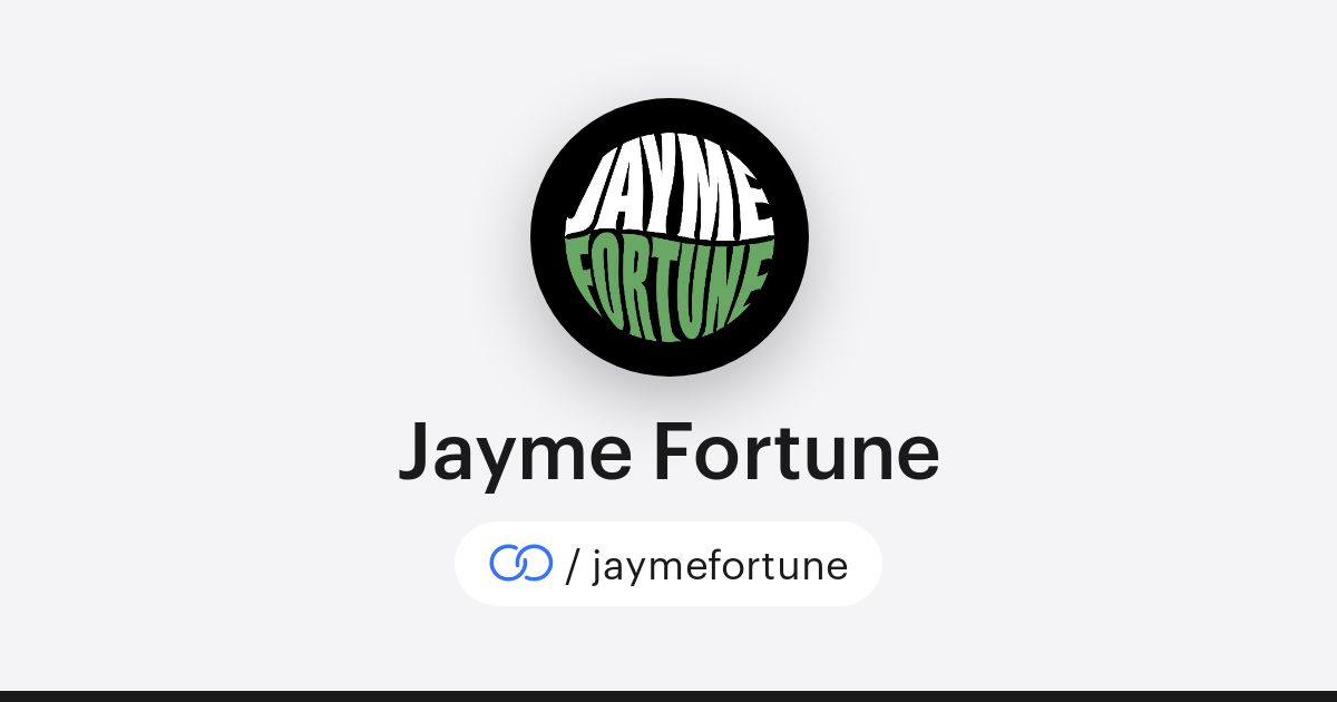 Jayme Fortune (/jaymefortune) · solo.to